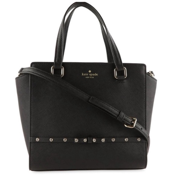 kate spade | Bags | Kate Spade Laurel Way Small Hadlee Bag Black With ...